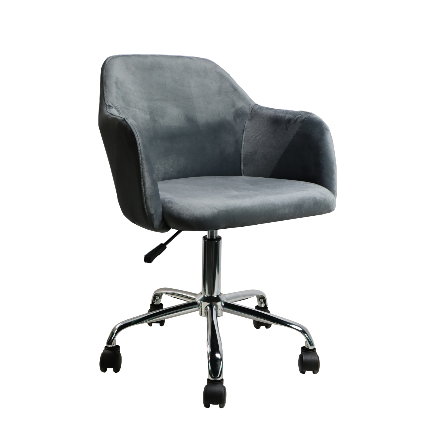 COLONEL Office Chair Gray Velvet 56x57x75-85cm cyprus