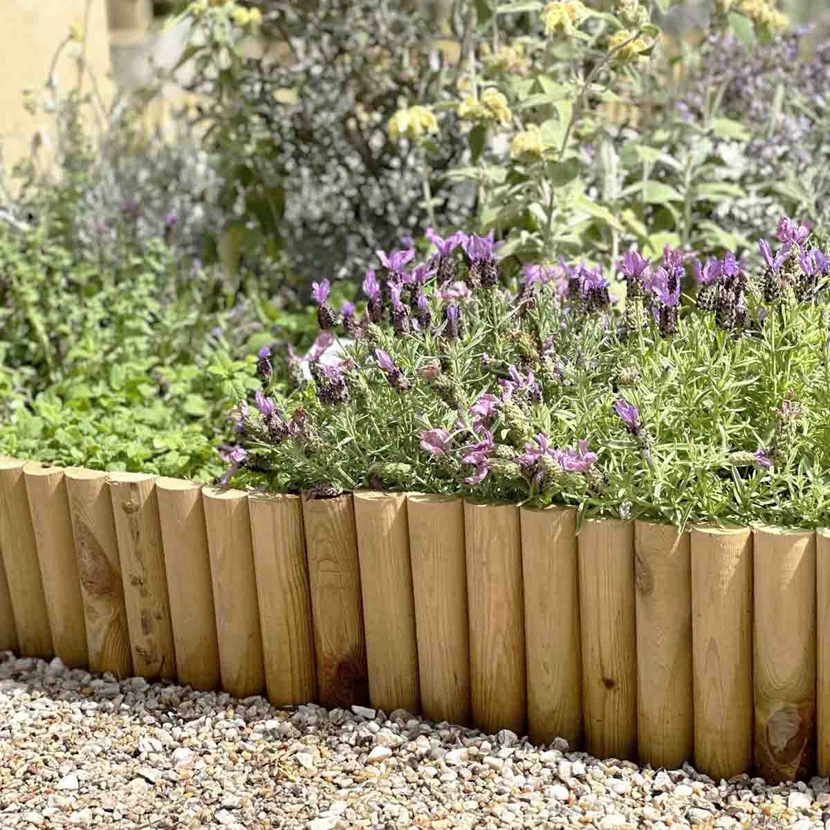 Log roll edging Ø4,5 x 180cm Ø4,5 x 30(Y) x 180cm