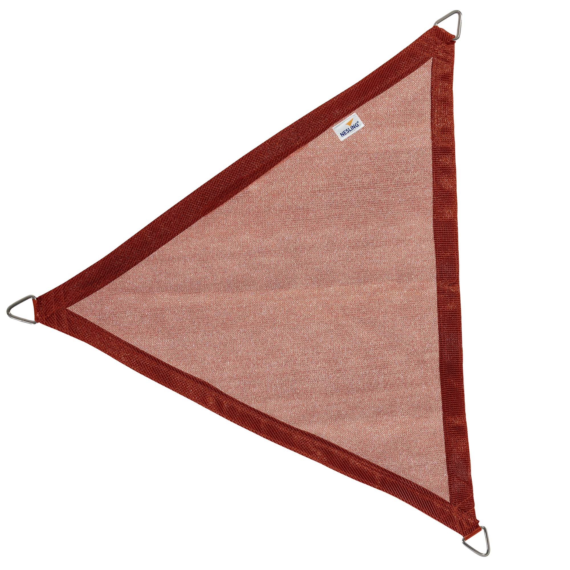 Triangular Shade Sail Terracotta COOL FIT SHADE TRIANGLE 5m, TERRA ...