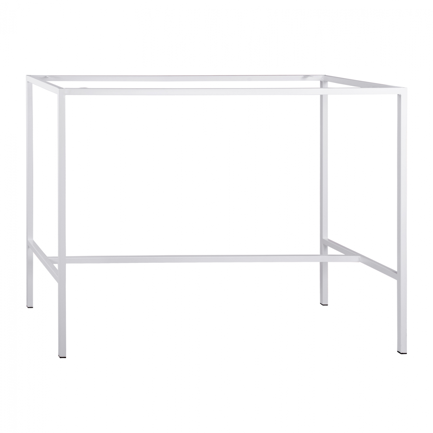 Metal stand bar base white matte TS925 p type for 140Χ60 Surface cyprus