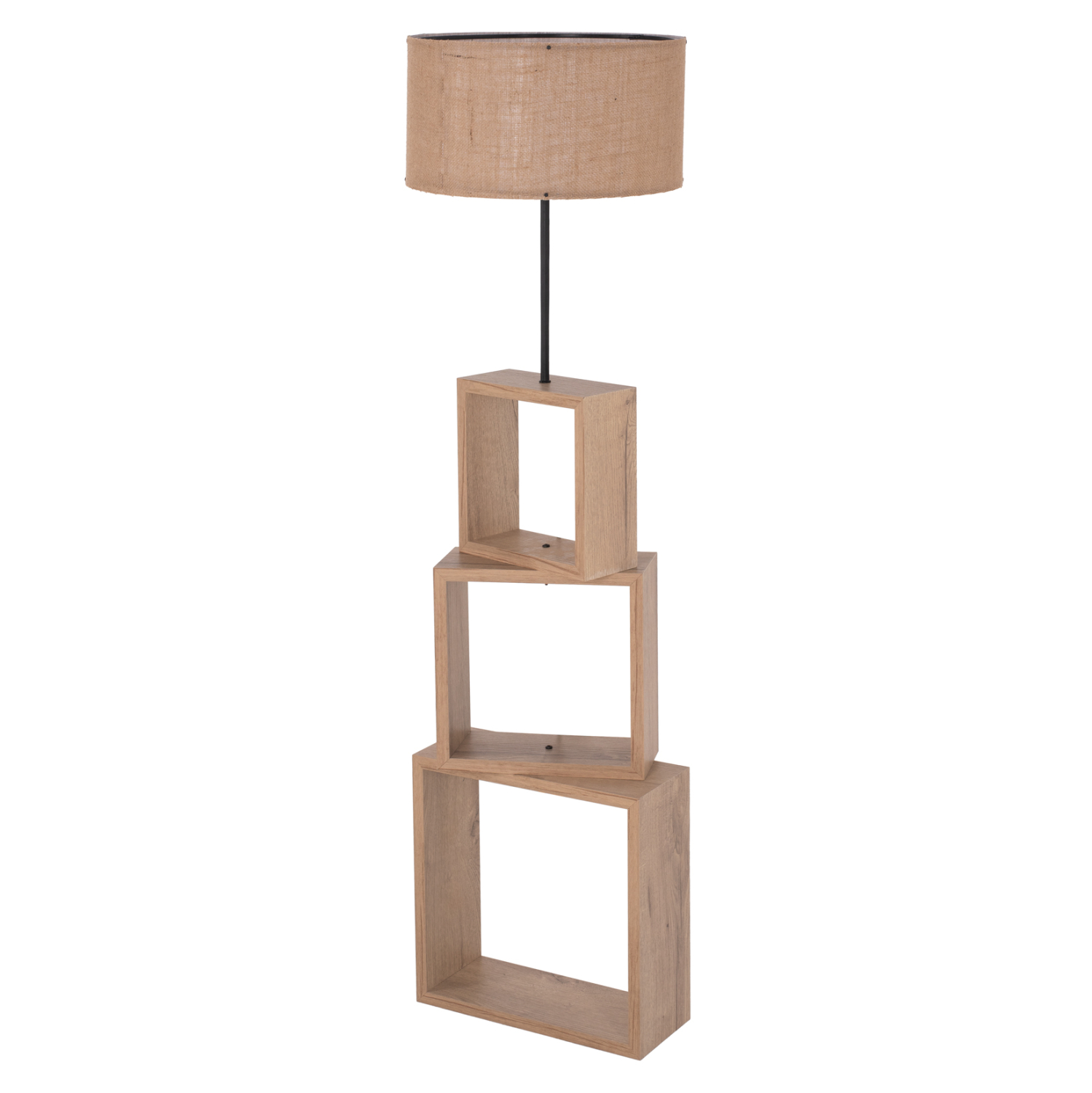 FLOOR STANDING LAMP HM7608.03 MDF IN SONOMA-BEIGE CAP Φ38x140Hcm. cyprus