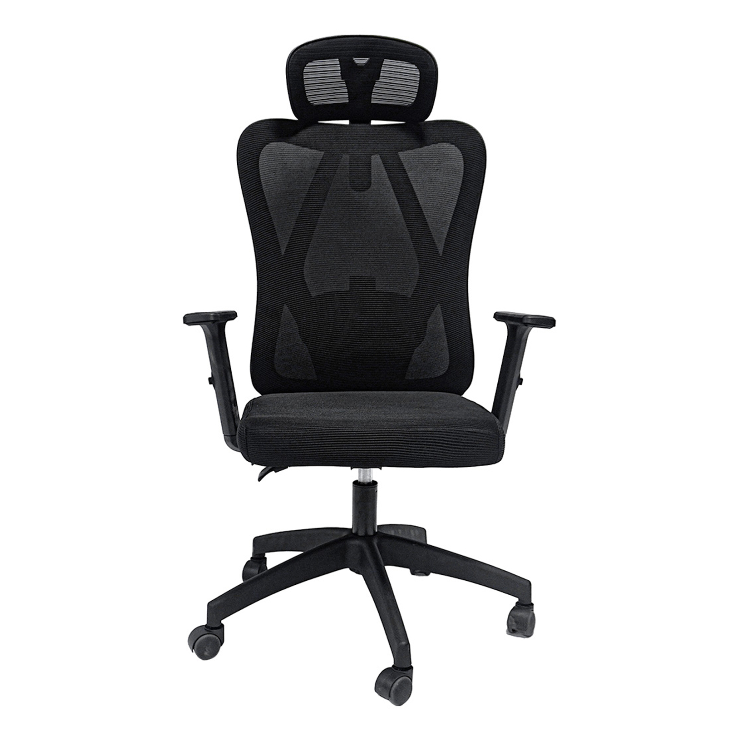 OFFICE CHAIR MEXER 1195.01 BLACK MESH BLACK METAL BASE NYLON FRAME 60x49x130Hcm. cyprus