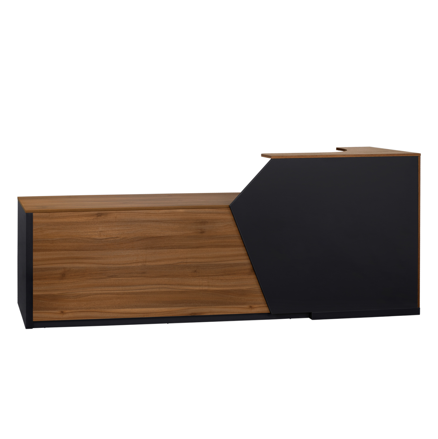 Professional Reception Desk HM2352 280x62x108cm cyprus