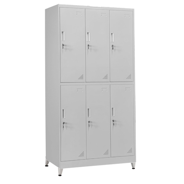 LOCKER METALLIC WITH LEGS BRAILA HM21102 6 CABINETS WITH KEY LOCKS IN ...