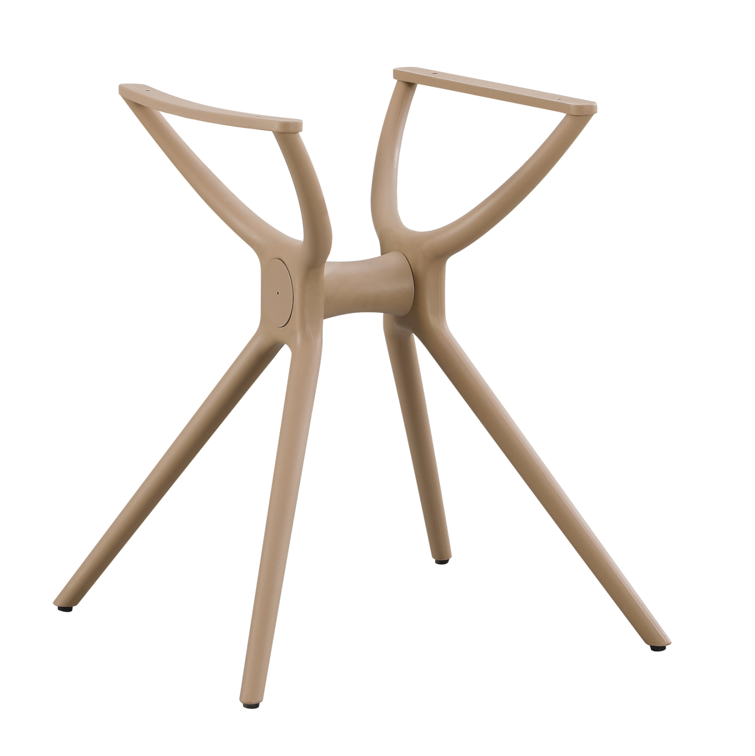 POLYPROPYLENE TABLE BASE CAPPUCCINO HM462.04 FOR TABLETOP 80X80cm. cyprus