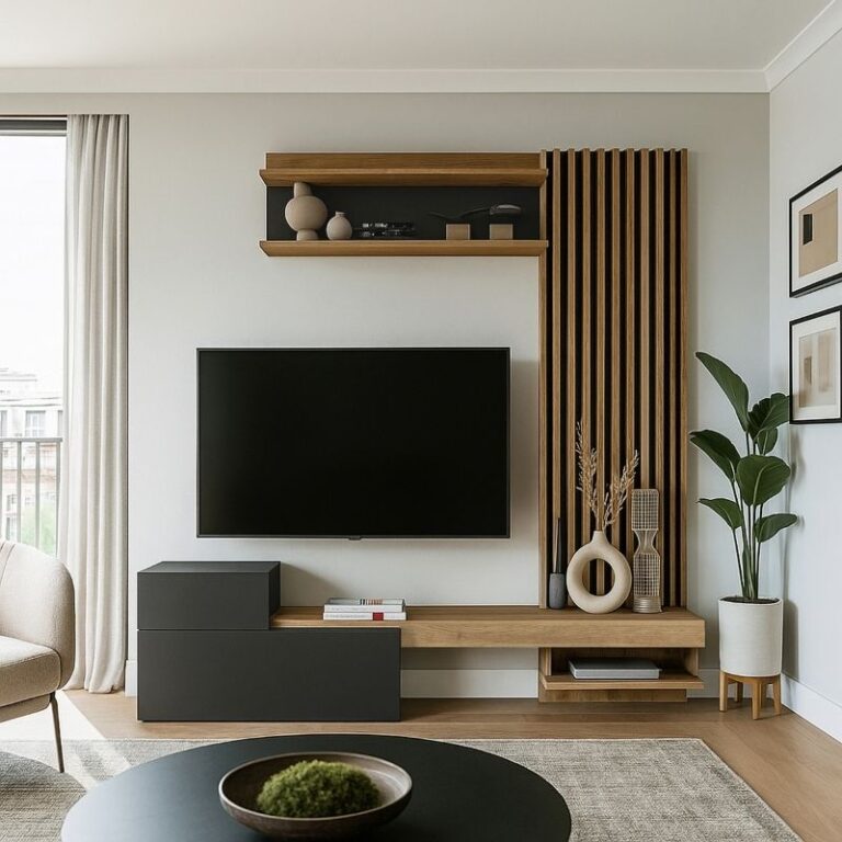 Dumont Megapap melamine tv unit in anthracite - sepet oak color 180x36 ...