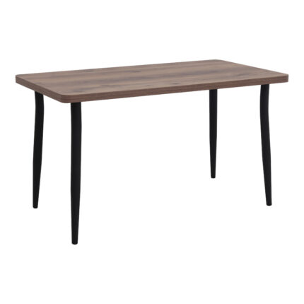 Levico Megapap Mdf/metallic table in smoked walnut color 130x75x75cm ...